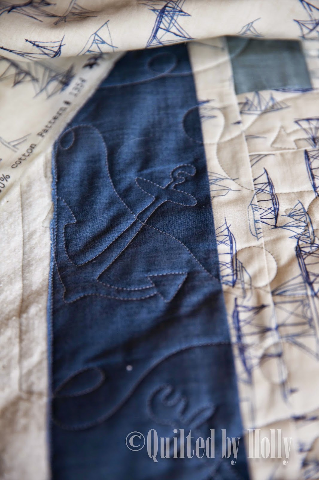 Quilted by Holly: Anchor pantograph