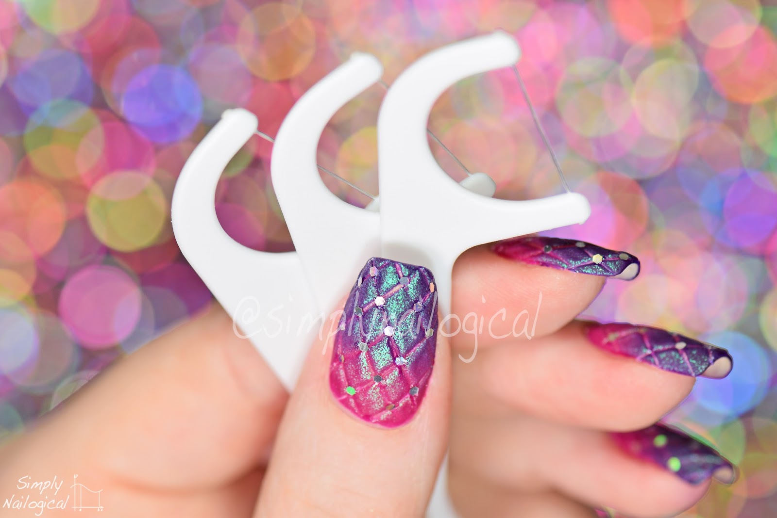 Simply Nailogical: DIY fancy quilted nails