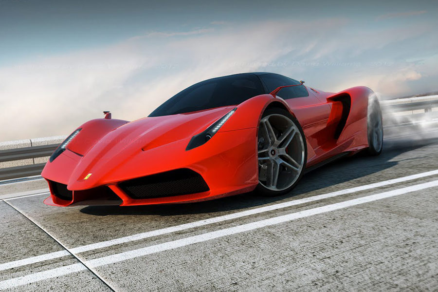 Ferrari F70 Hybrid Supercar Concept