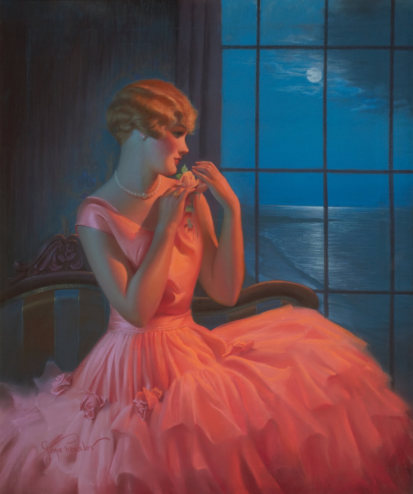 Gene Pressler ~ Midnight and You | Arte e dettagli nell'Arte