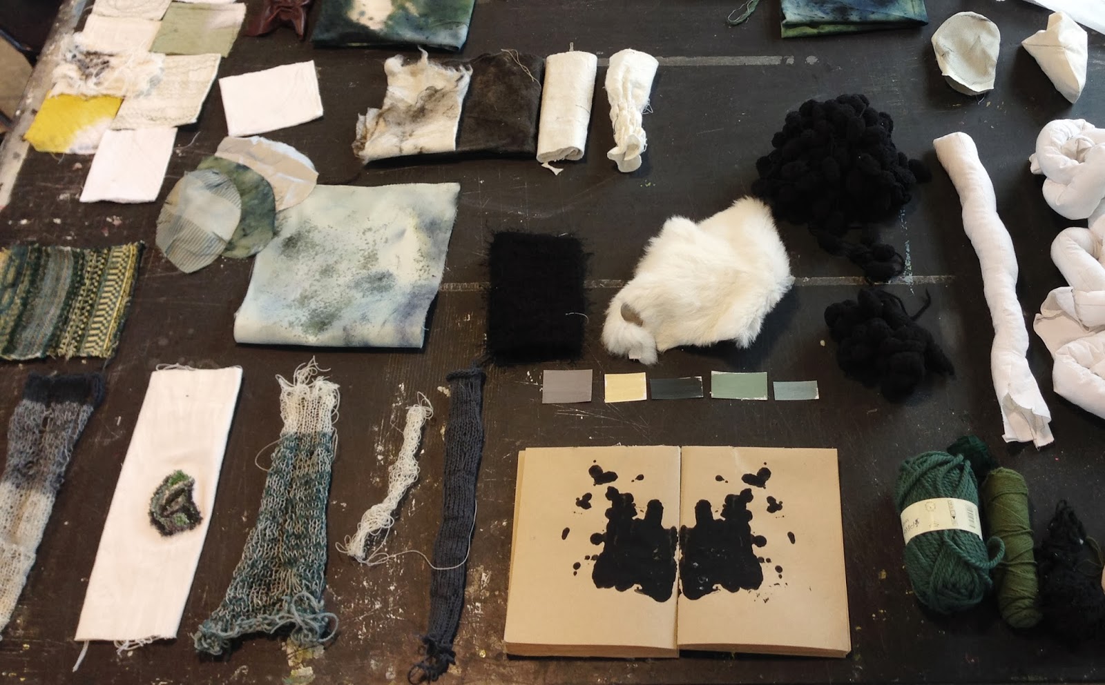 The Design Student - Studio GWN: Textile experiment