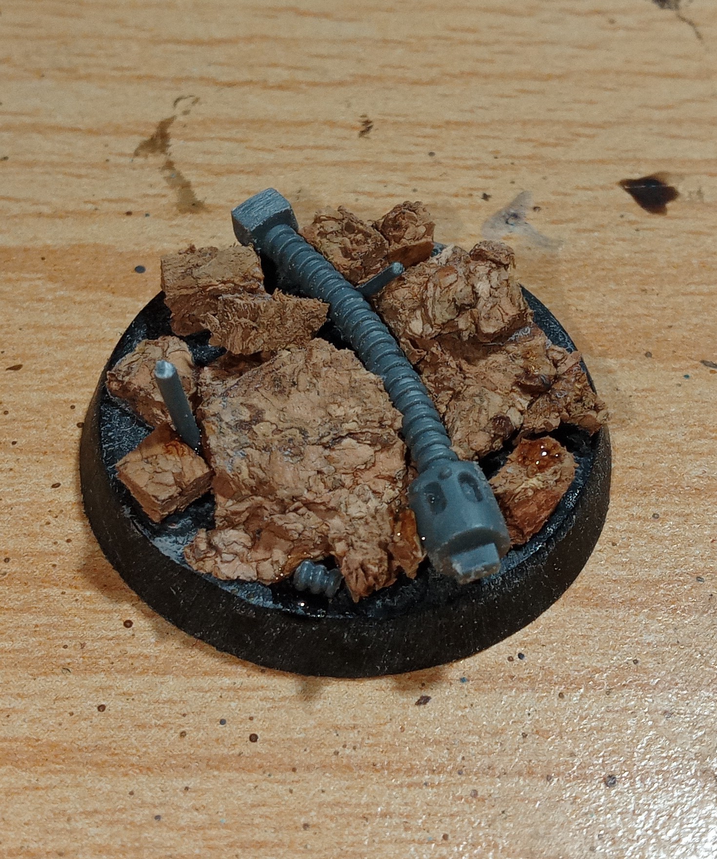The Die is Cast!: Horus Heresy Base Tutorial (or how I make them anyway!).