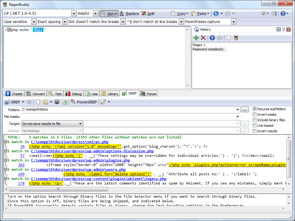 The Chef Programmer: Recensione di RegexBuddy The Chef Programmer: Recensione di RegexBuddy