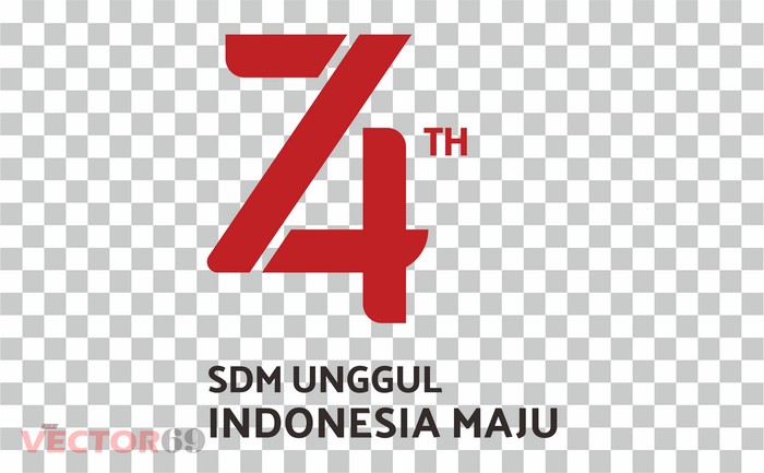 Logo HUT RI ke 74 Tahun 2019 (.PNG) Download Free Vectors | Vector69