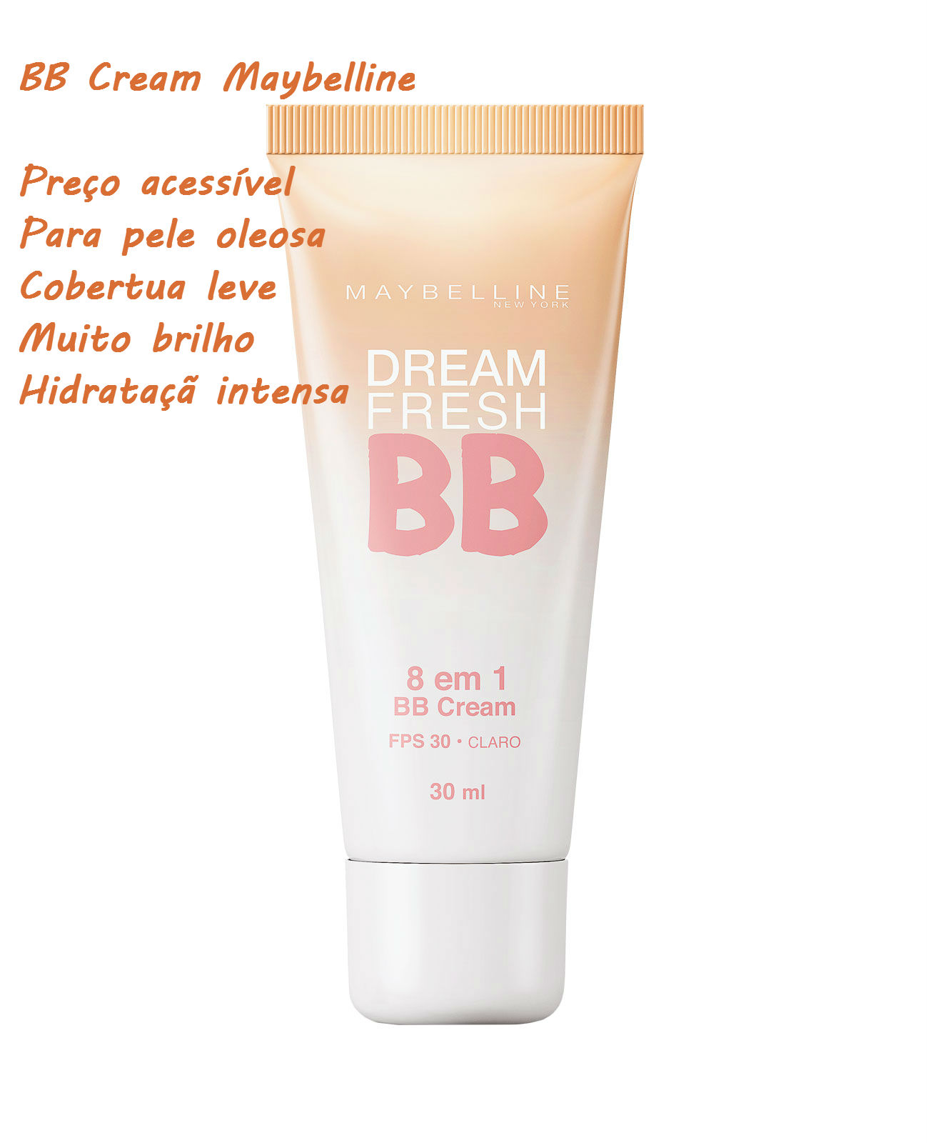 básico do dia: BB Cream Maybelline e Pure Makeup Maybelline