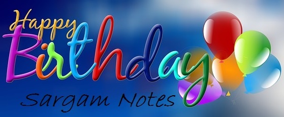 Happy Birthday Sargam Notes