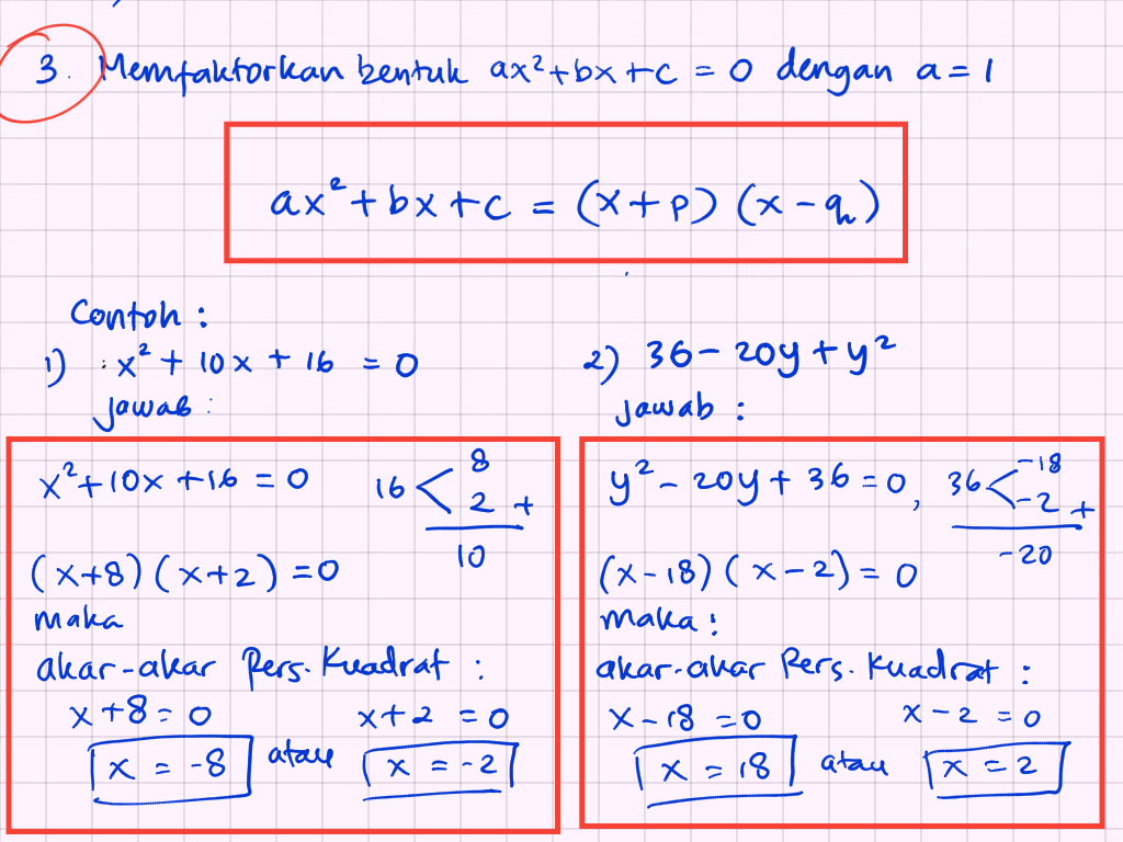Part 1. Persamaan Kuadrat - Digilifeskills.com