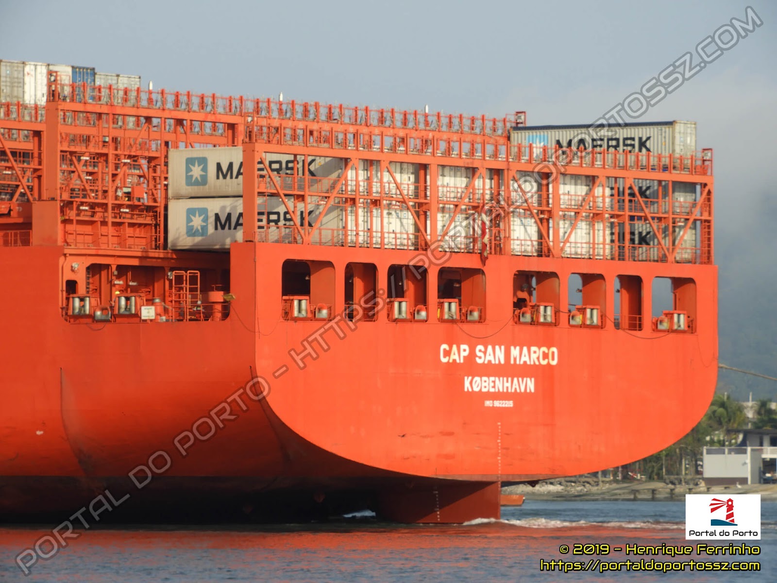 Cap San Marco sob bandeira dinamarquês - Portal do Porto