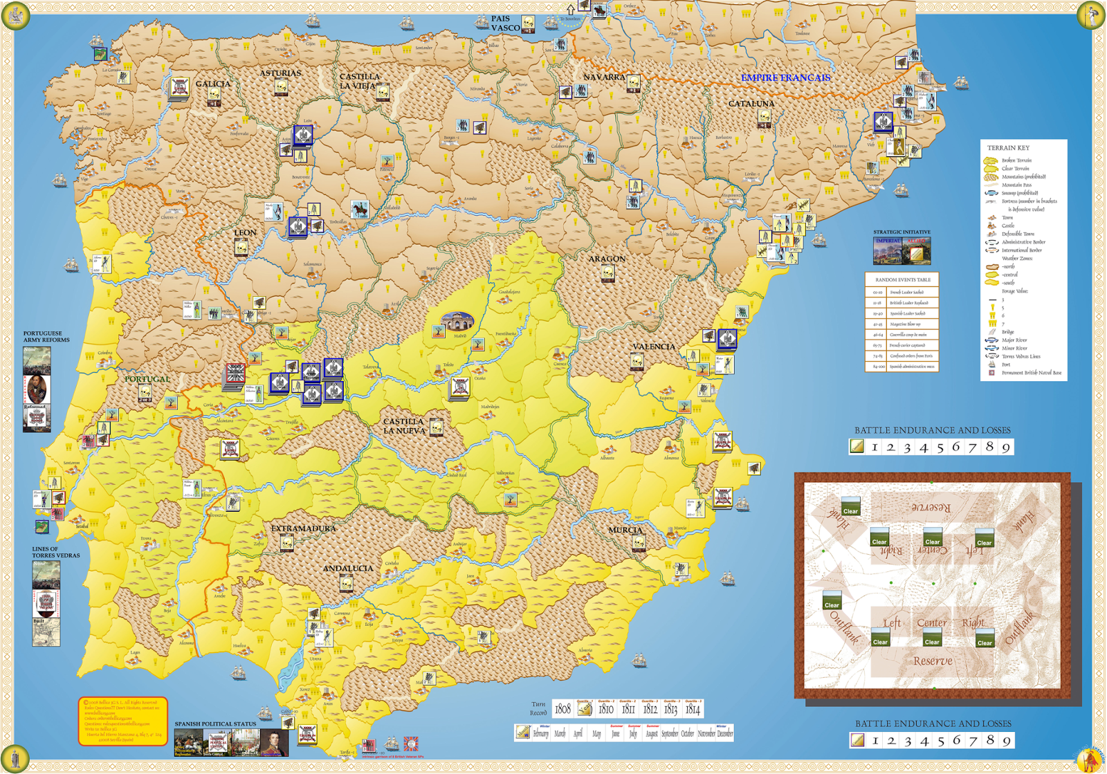 Heretical Gaming: Peninsular War Campaign Summary - end of May 1809