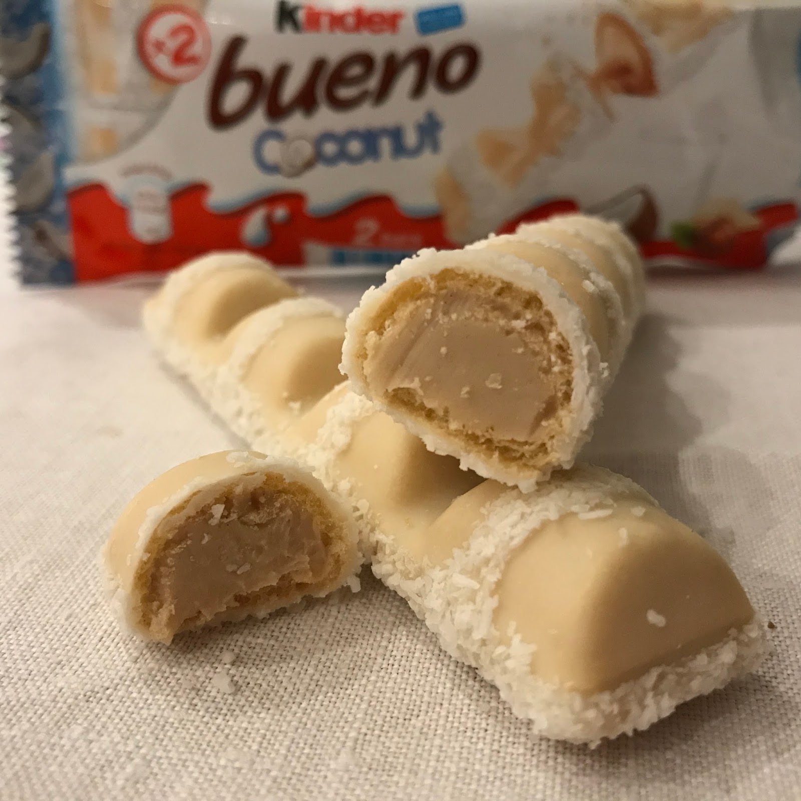 Archived Reviews From Amy Seeks New Treats: NEW! Kinder Bueno Coconut ...