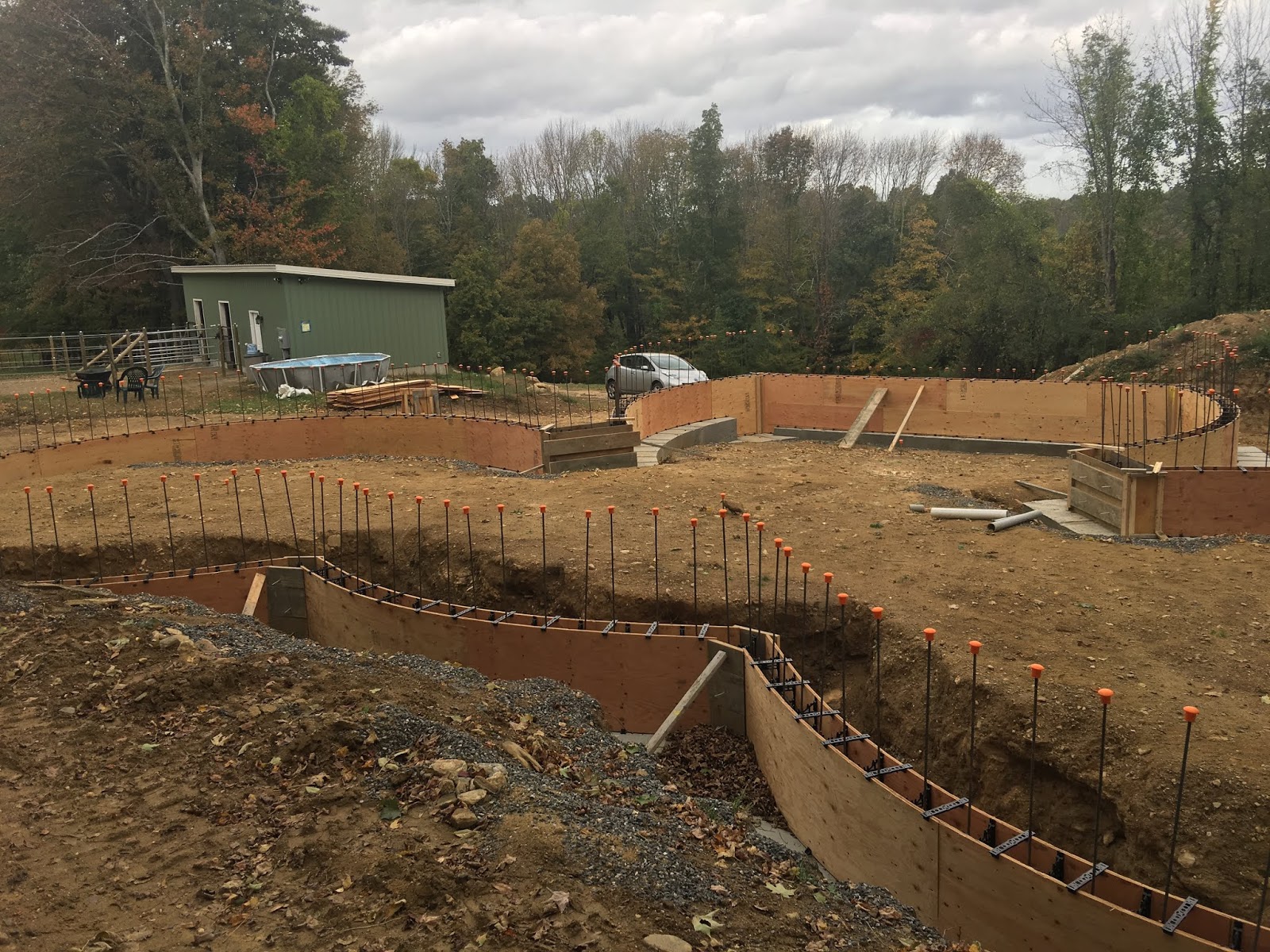 Spider Tie System Stem Wall Forms Complete