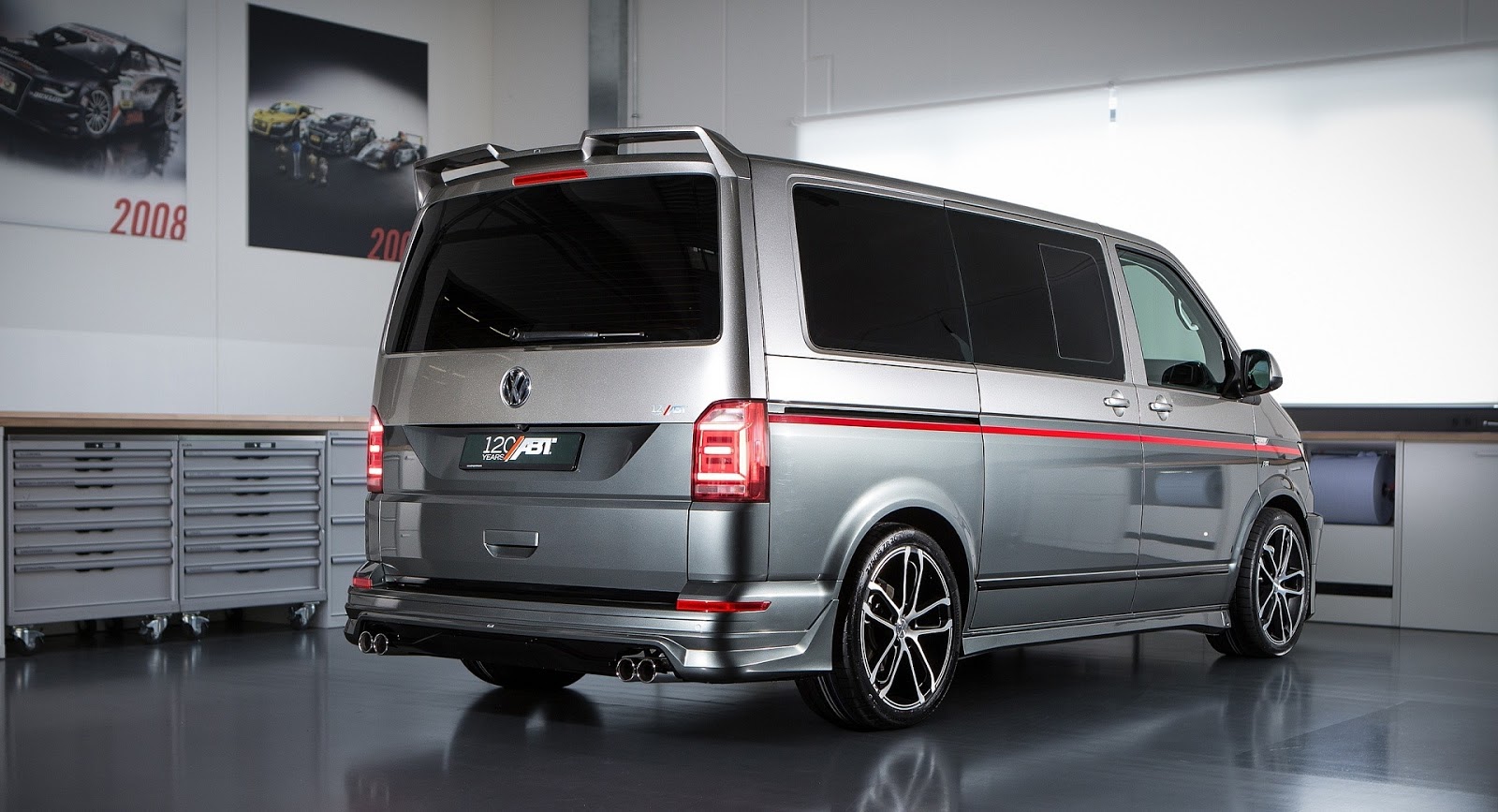 Cars Tuning Music: Volkswagen Transporter T6 ABT Sportsline