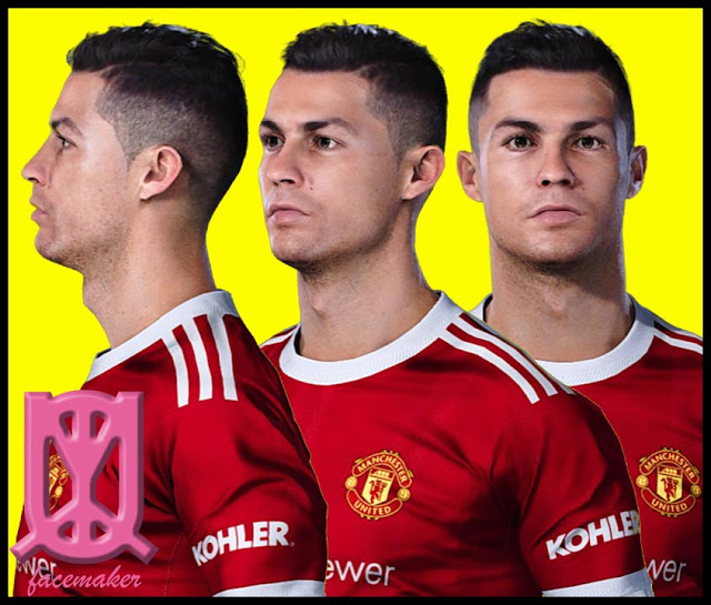 PES 2021 Cristiano Ronaldo Face - Santri Shareit