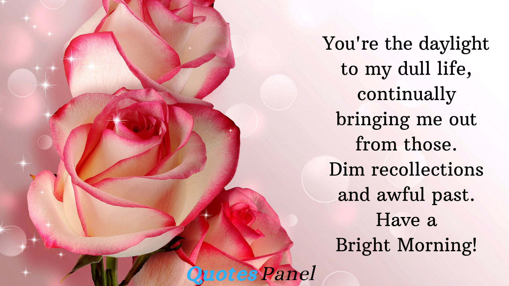 Good Morning Quotes With Roses