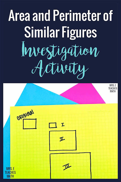 Perimeters and Areas of Similar Rectangles Investigation | Mrs. E ...