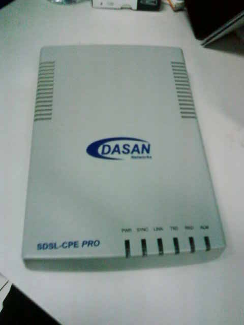 Setting Konfigurasi Modem SDSL CPE PRO Dasan