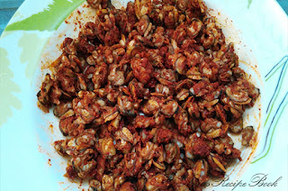 Anju's Recipe Book: Kakka Irachi Achar / Clam Meat Pickle