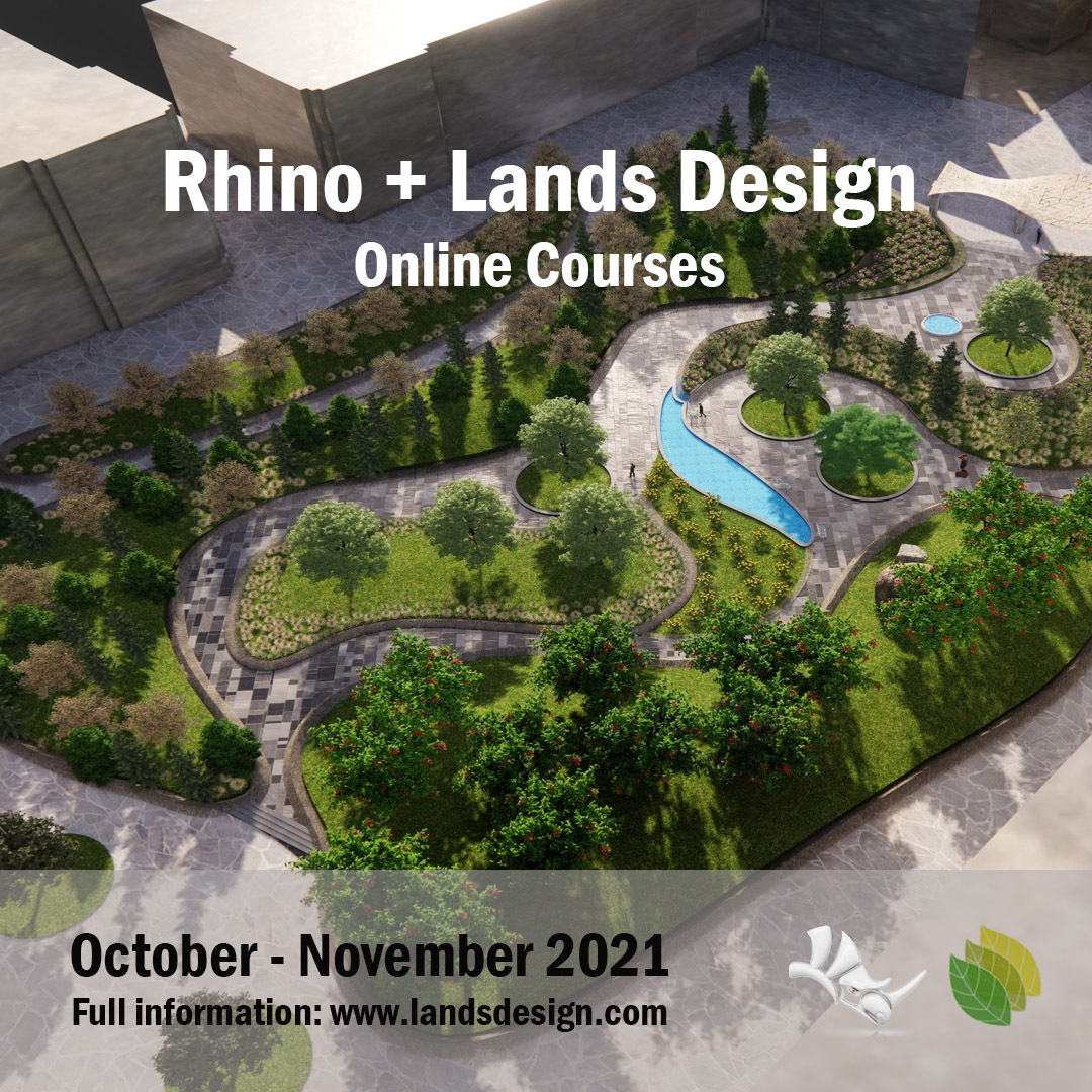 Rhinoニュース etc.: Rhino + Lands Design のコース - Asuni（2021年10月-11月）