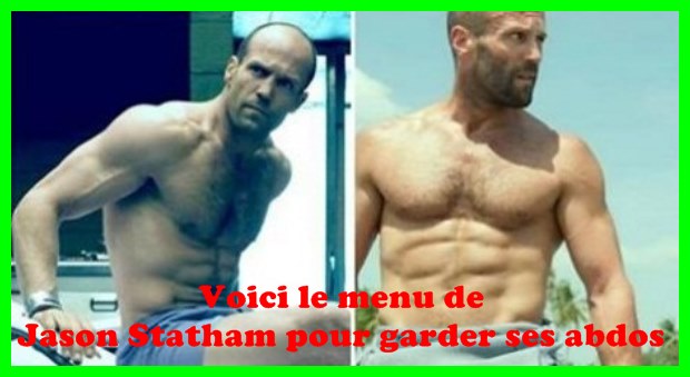 Conseils du Santé: Voici le menu de Jason Statham pour garder ses abdos