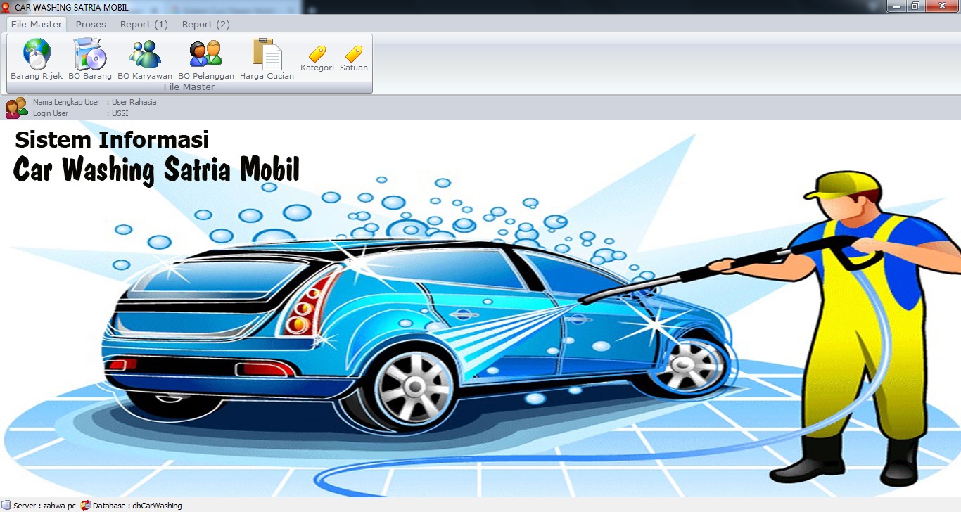 Sistem Informasi Cuci Steam Mobil dan Motor | Gudang Sourcode Visual ...