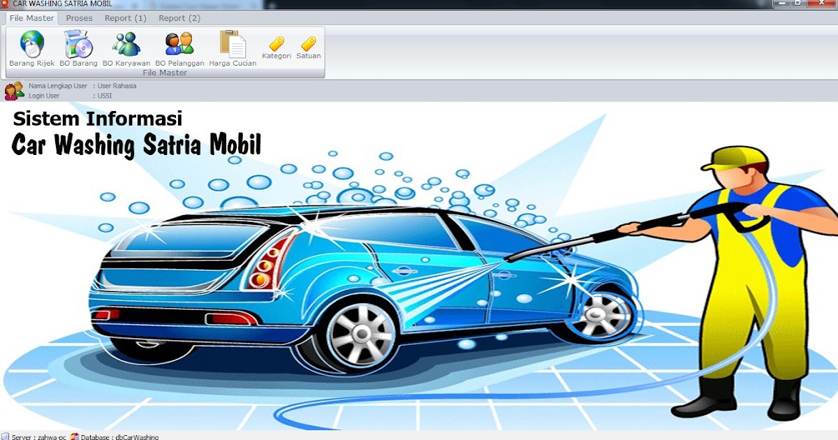 Sistem Informasi Cuci Steam Mobil Dan Motor Gudang Sourcode Visual