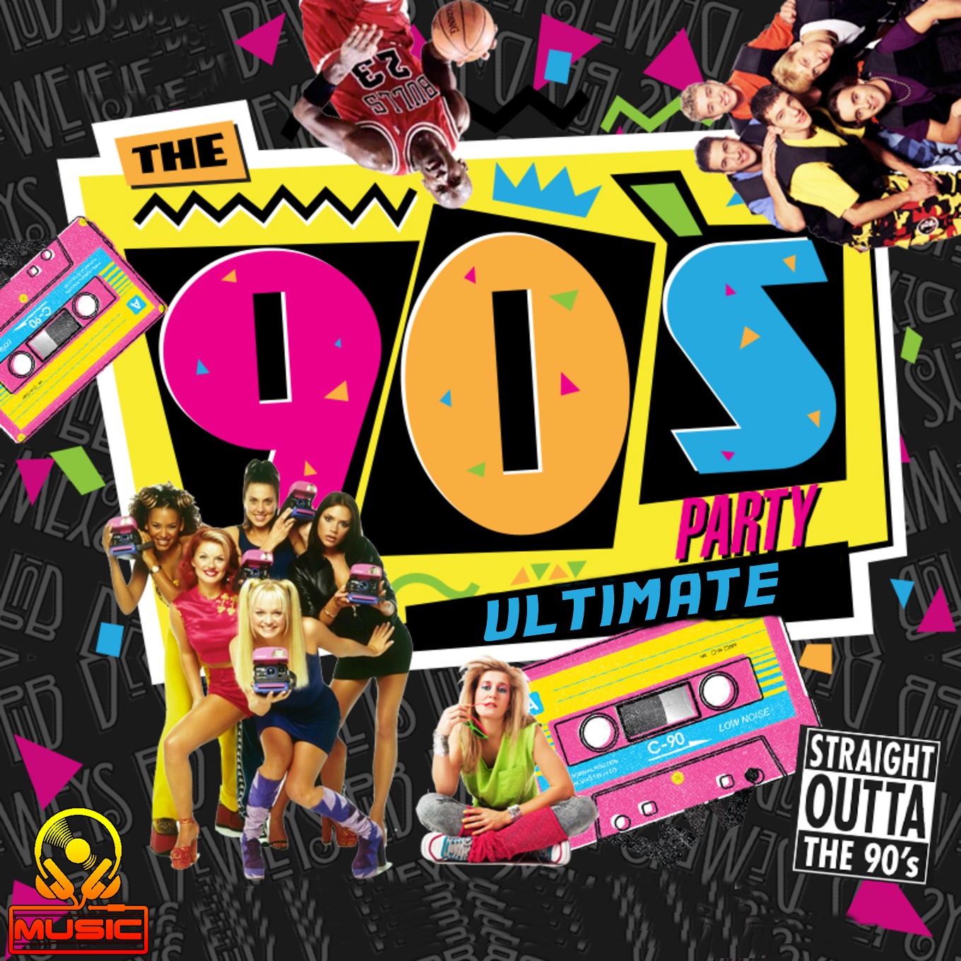 MIXES Y MEGAMIXES: THE 90s PARTY ULTIMATE BY J,PALENCIA