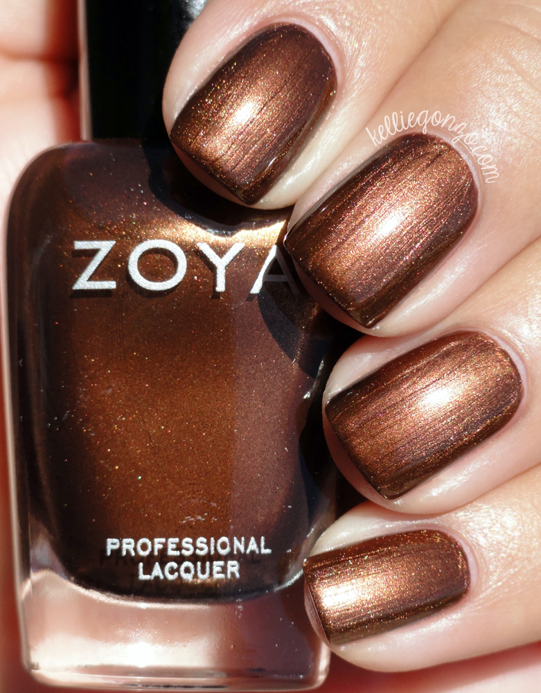 KellieGonzo: Zoya Fall 2015 Flair Collection Swatches & Review