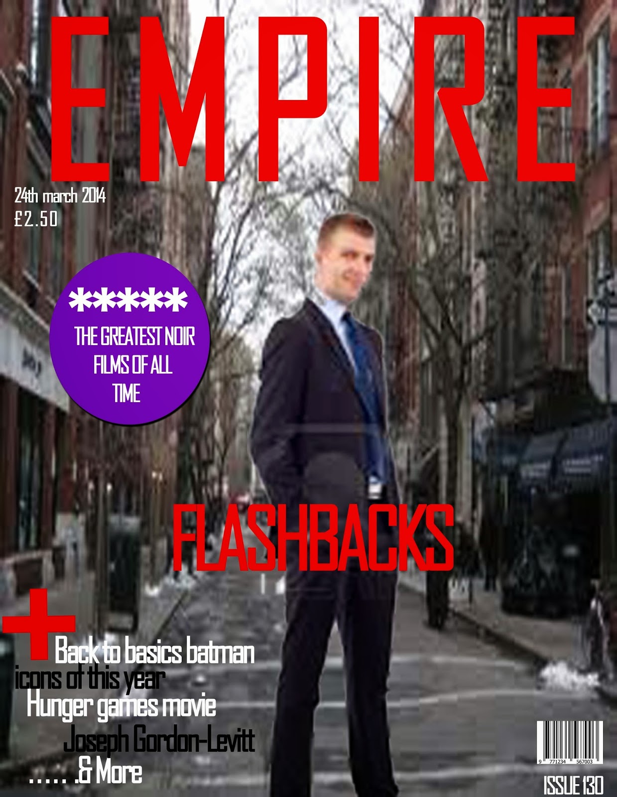 Anna Quinn A2 media: Magazine front cover mock up