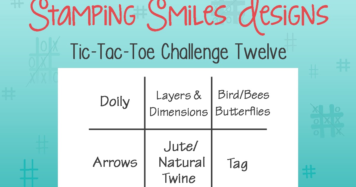 Occasional Crafting: Tic-Tac-Toe Challenge #12