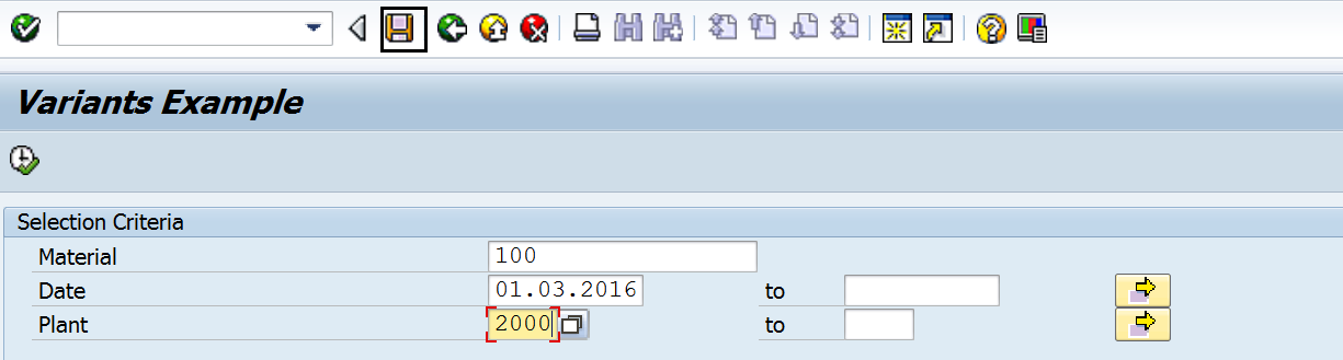 SAP ABAP Central: Selection Screen Variants – Part II