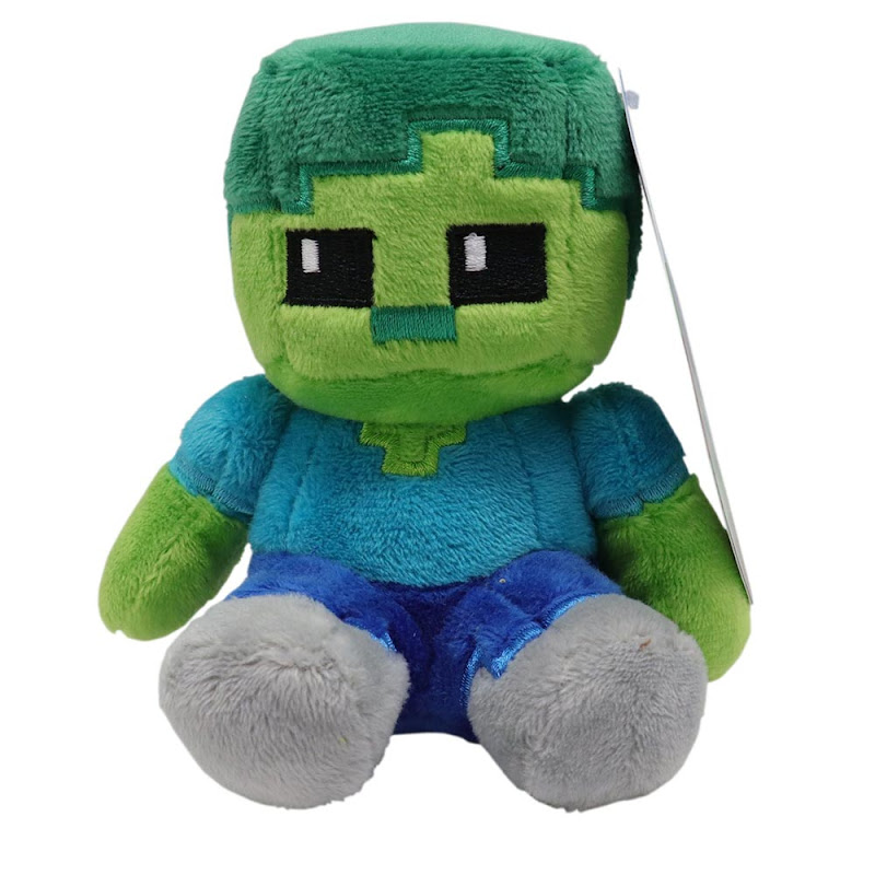 Minecraft Zombie Headstart 4.5 Inch Plush | Minecraft Merch