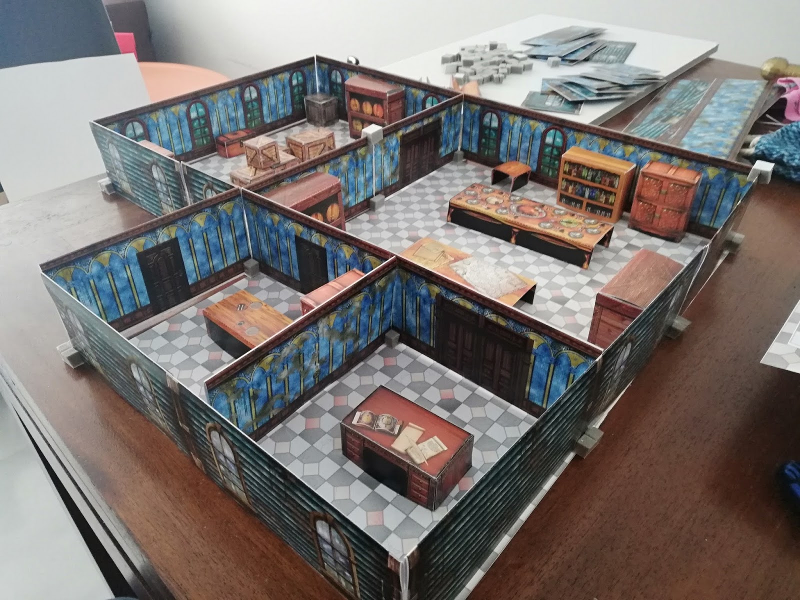 FEAR OF THE DARK SKIRMISH WARGAME : WARGAMING INSIDE BUILDINGS