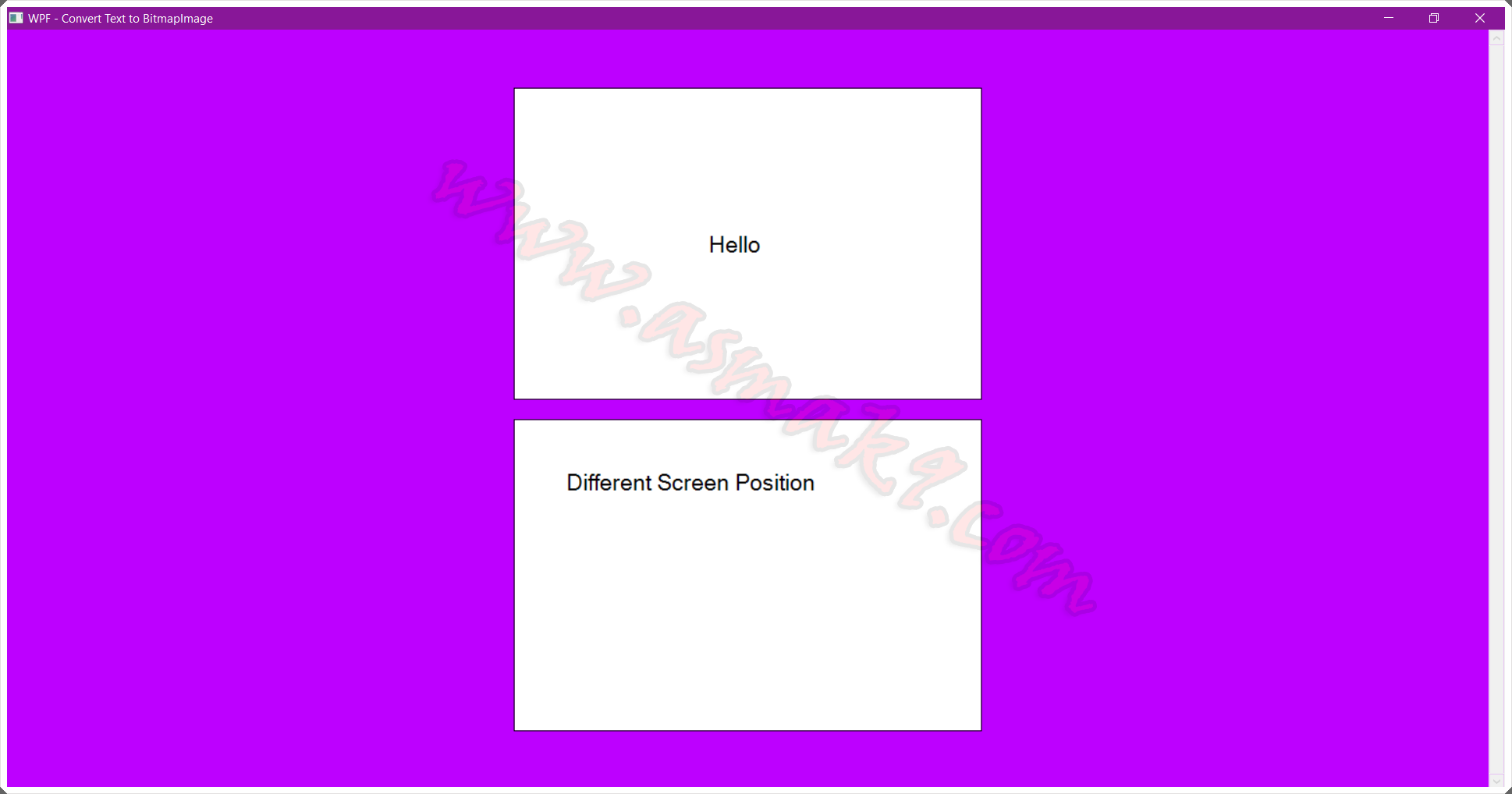 WPF: How to convert Text to BitmapImage - Asma's Blog