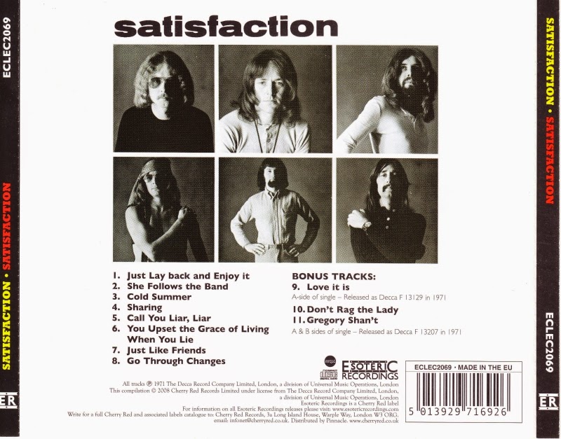 Discos Oscuros : Satisfaction - Satisfaction (1971)