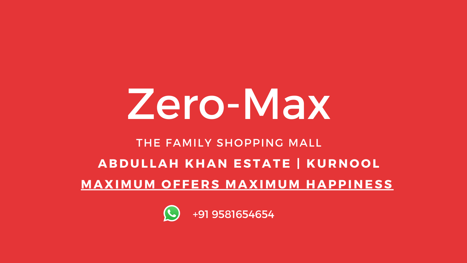 Zero Max - The Family Shopping Mall