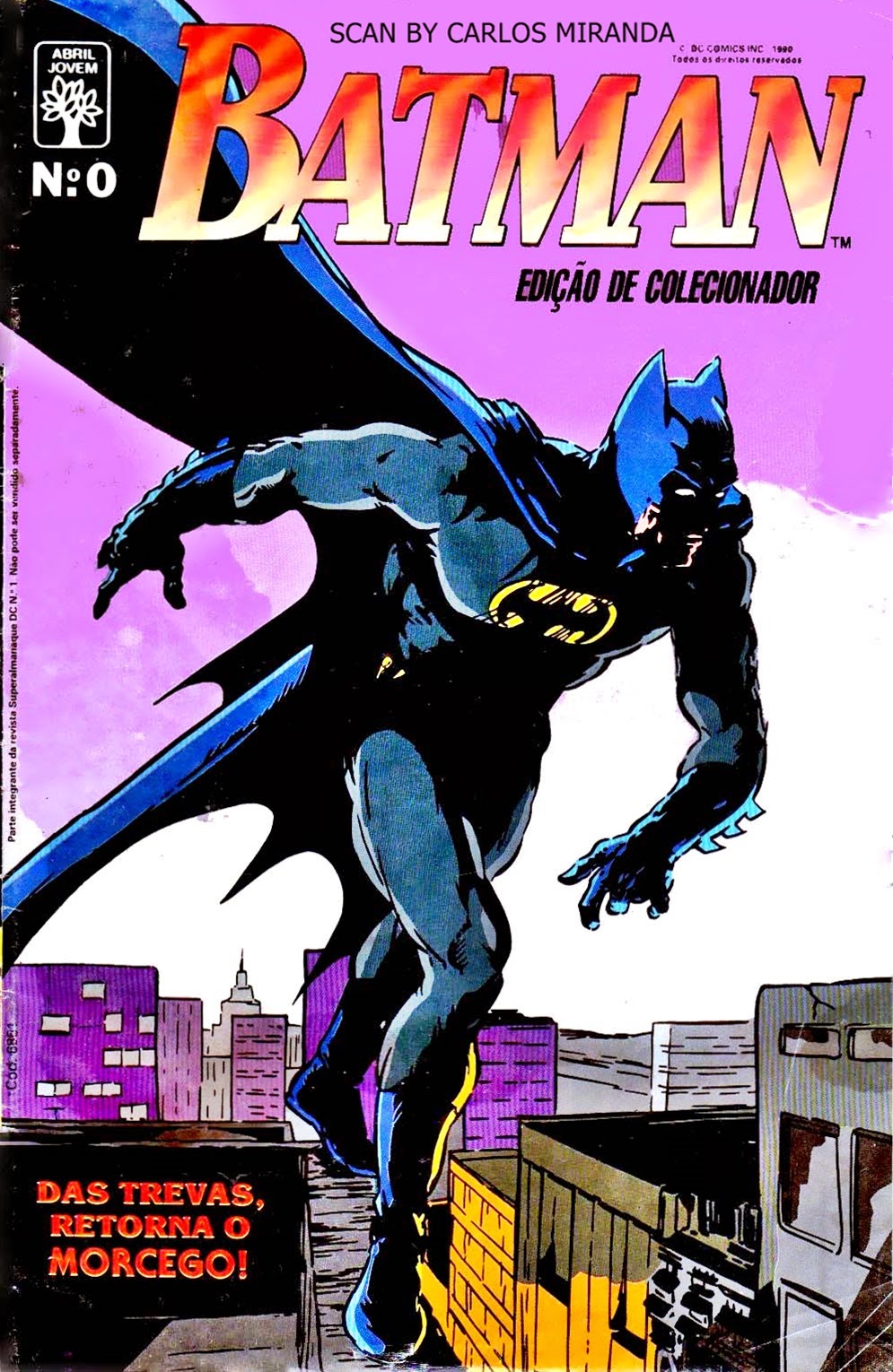 Gibis Clássicos: Batman 3ª Série - N° 0 - Editora Abril