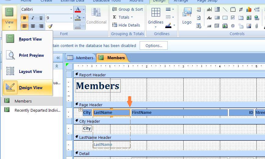ISM3004: Tutorial 3: Creating Reports in Microsoft Access