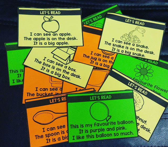 teacherfiera.com: READING CARDS. LET'S READ