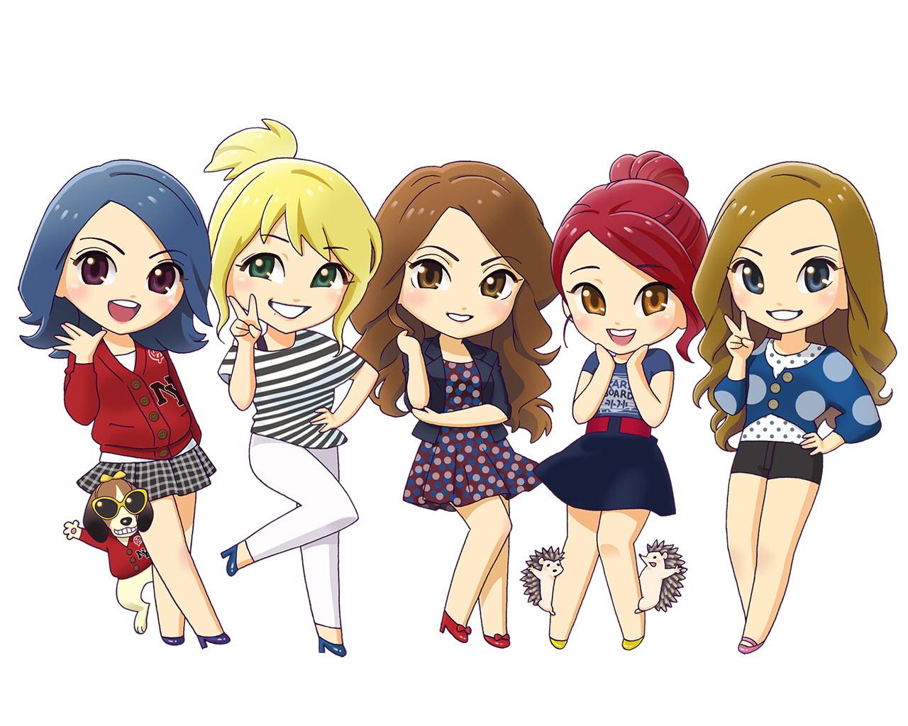 KARA+ 카라 カラ: KARA, Fanart by HirochinCo