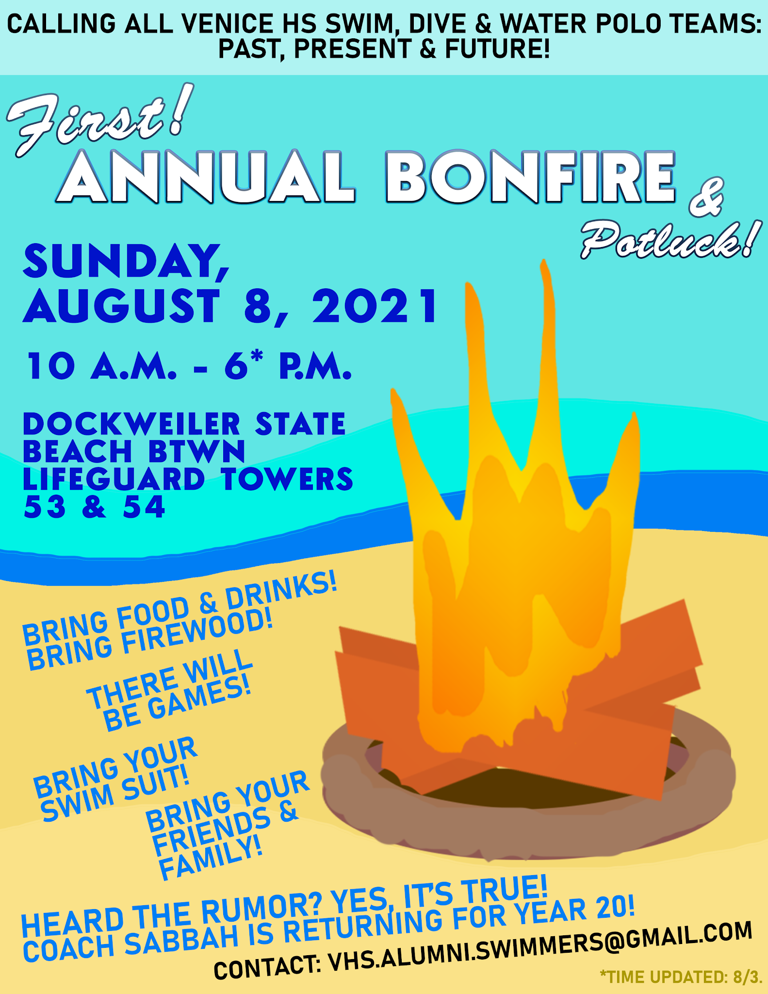 (First!) Annual Bonfire (& Potluck!) 2021 -- A SUCCESS!