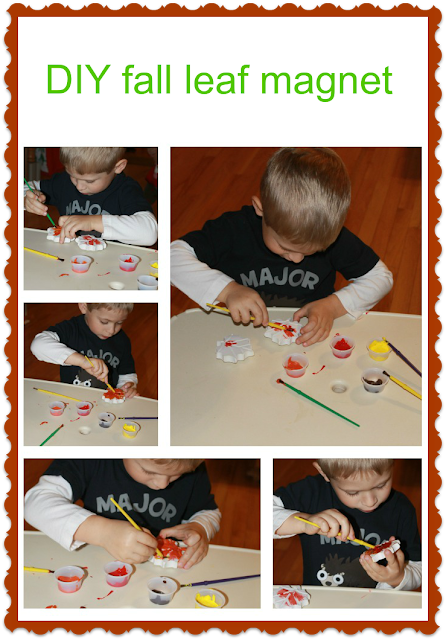 Momma's Fun World: Make your own Fall leaf magnets