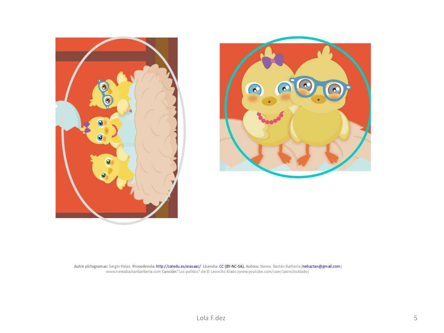 CONECTA CON MI AULA DE P.T: Actividades con pollito