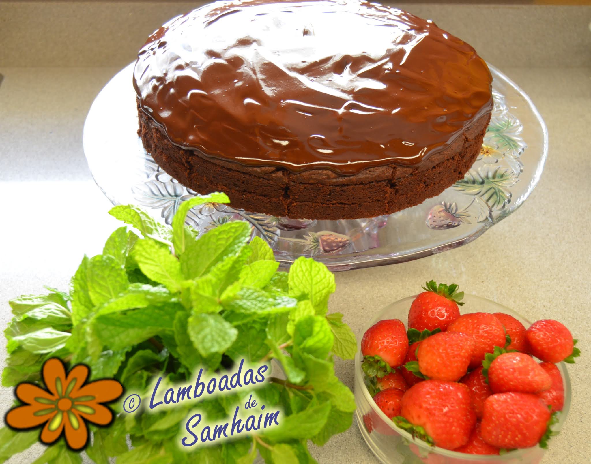 Lamboadas de Samhaim: Brownie de chocolate relleno al ron