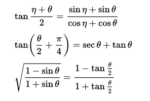 Trigonometric formulas: 8. Multiple-angle formulae