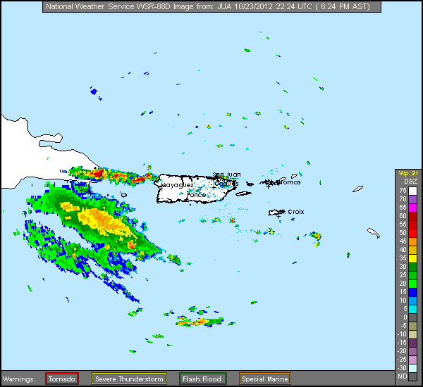 Emergencias y Desastres El BLOG: EL RADAR DOPPLER DE PUERTO RICO ...