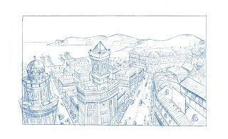 ART OF ANDY: "STUDY" visual development "City"