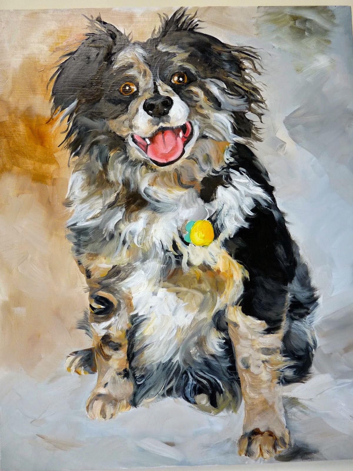 Pet Portraits International: 16'X20" oil painting of "Nubbins" by Pet ...