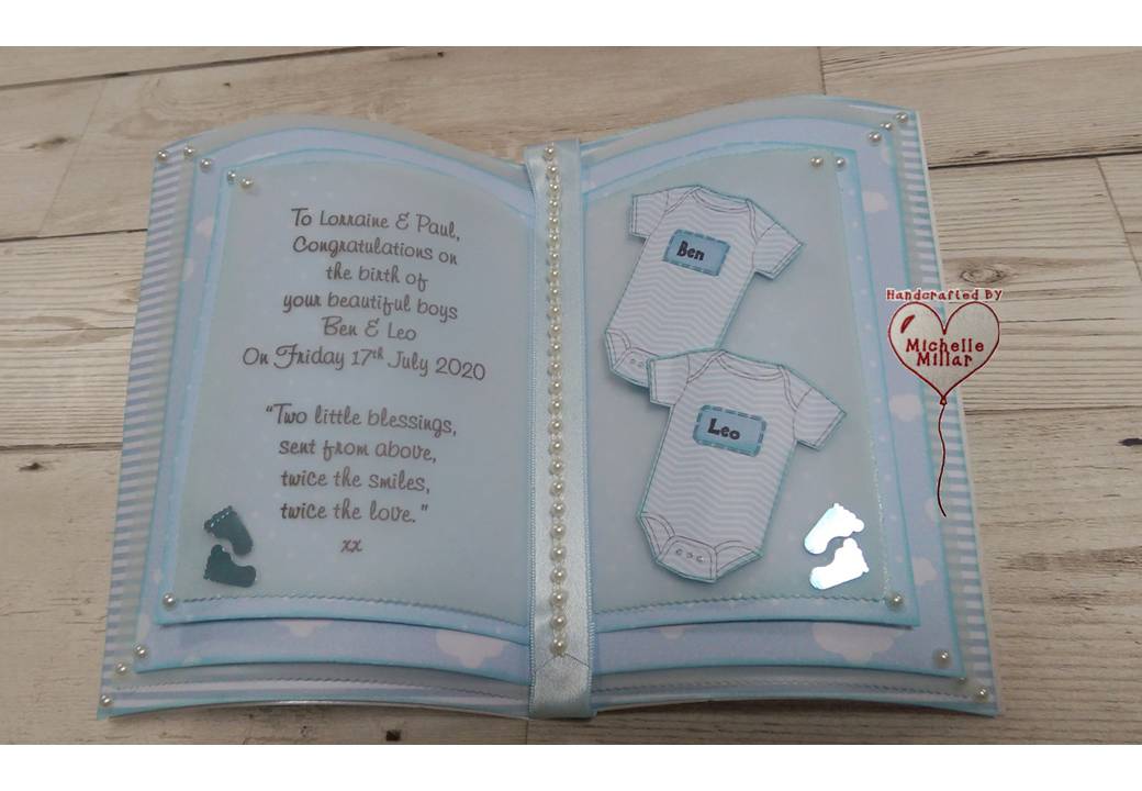 Shine Bright and Create: Twins - New baby Cards