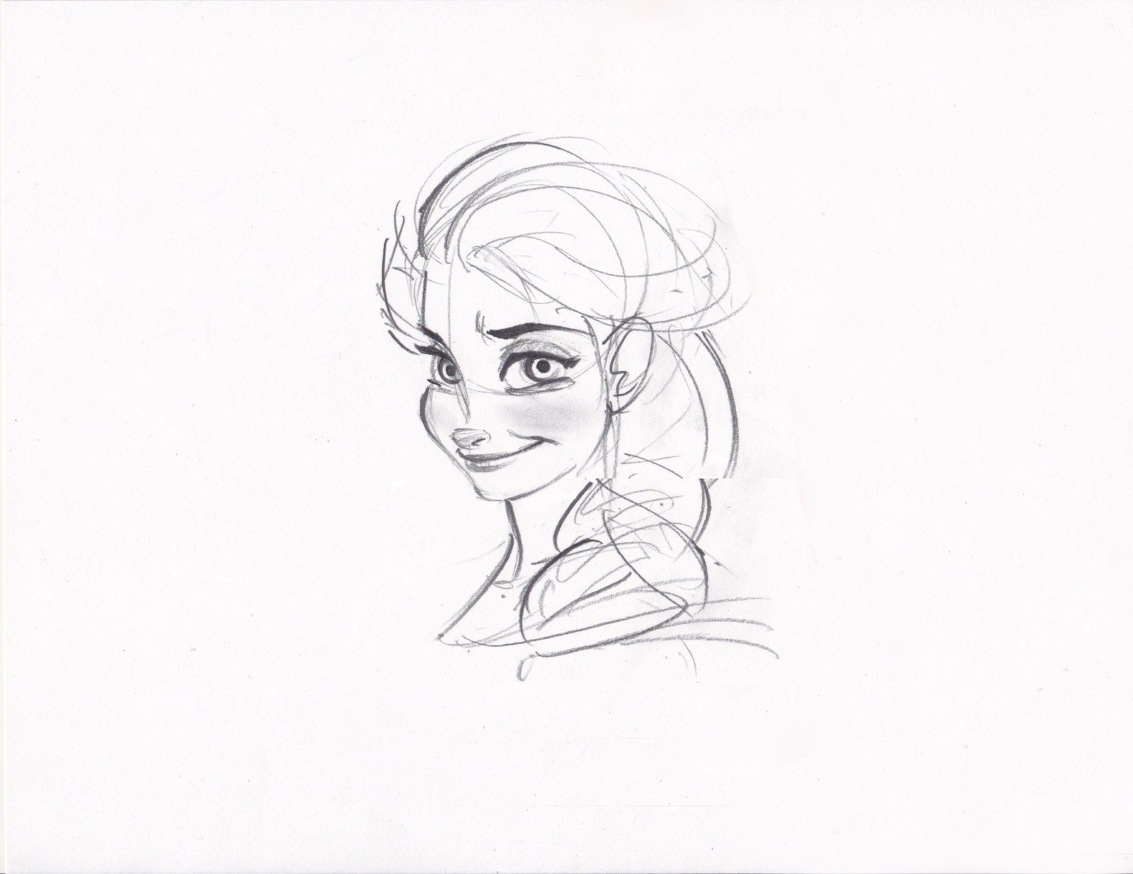Disneys Frozen Character Sketch Templates