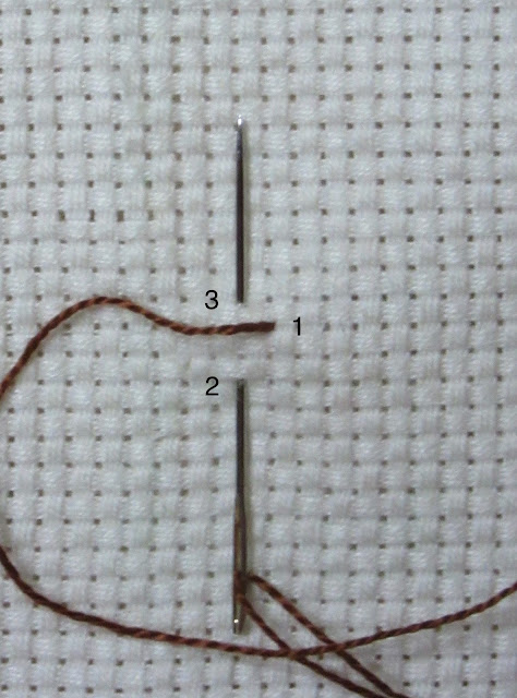 Queenie's Needlework: Sunday Stitch School - Lesson 57: Figure-Eight ...